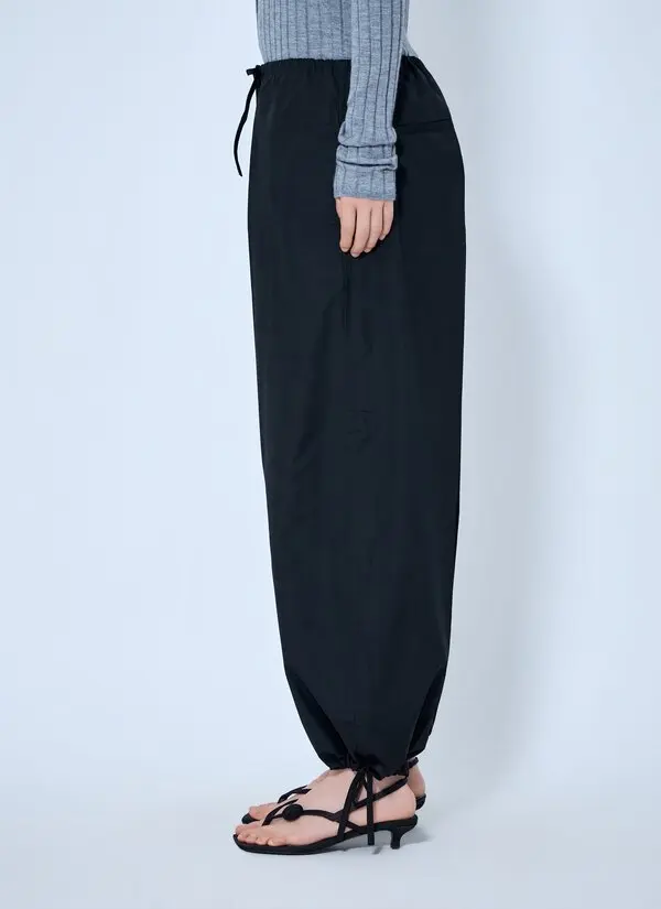 TOTEME Drawstring Cotton Trousers