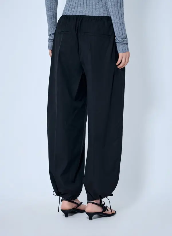 TOTEME Drawstring Cotton Trousers