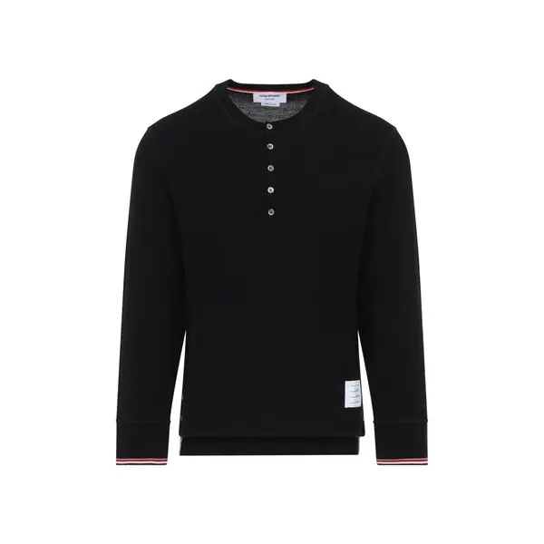Thom Browne Wool Long Sleeve Henley