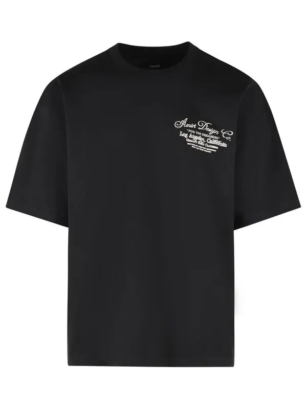 Amiri Dreamers Chain' Cotton T-shirt - Black