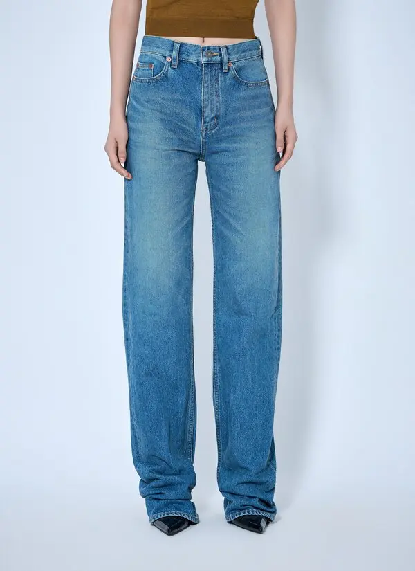 Saint Laurent Flared Jeans - Blue