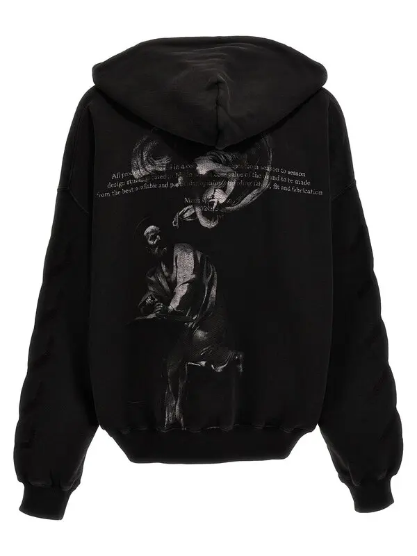 Off-White Matthew Cotton Hoodie - Gray