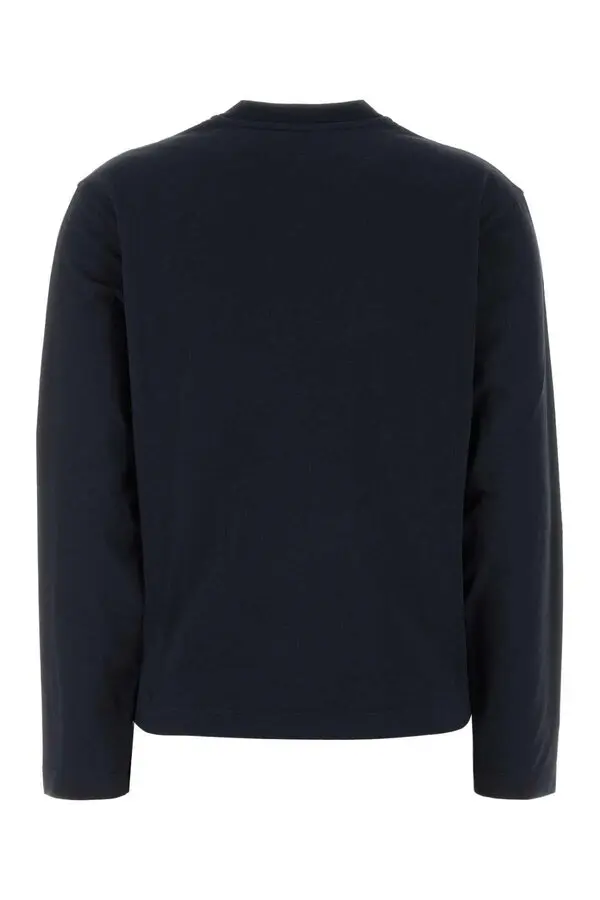 JIL SANDER Cotton Long Sleeve T-shirt - Blue