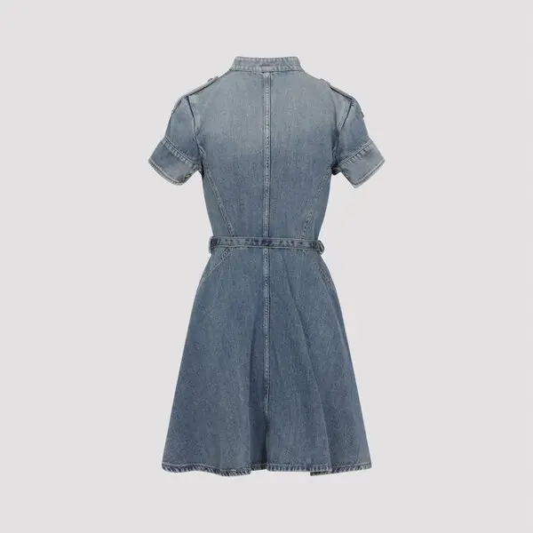 Alexander McQueen Denim Mini Dress