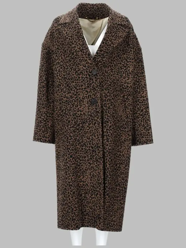 GOLDEN GOOSE Cappotto Monopetto Cocoon In Lana - Multicolor