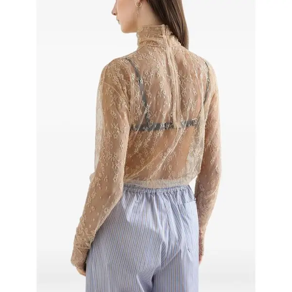 Dolce & Gabbana Neutrals Tops Blouses