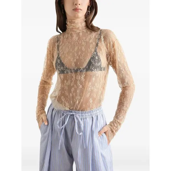 Dolce & Gabbana Neutrals Tops Blouses