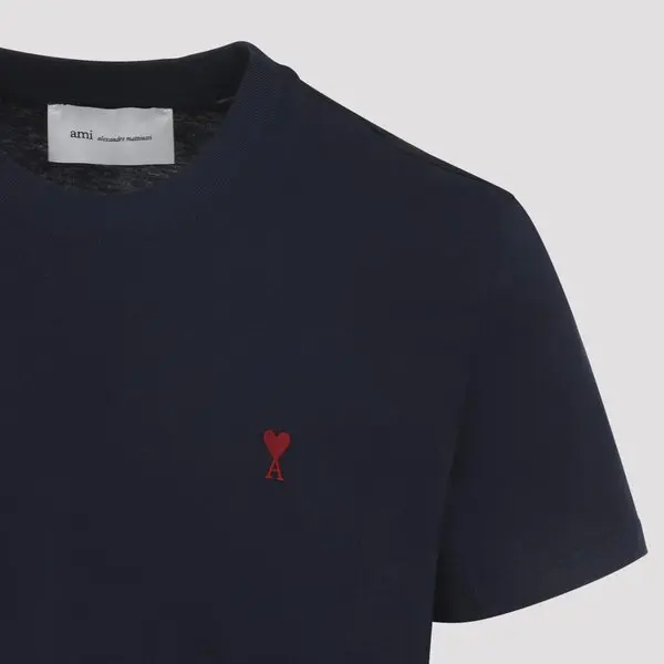 AMI Paris Classic Red T-shirt - Blue