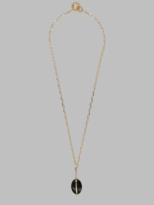 Isabel Marant Étoile Stone Pendant Necklace - Black