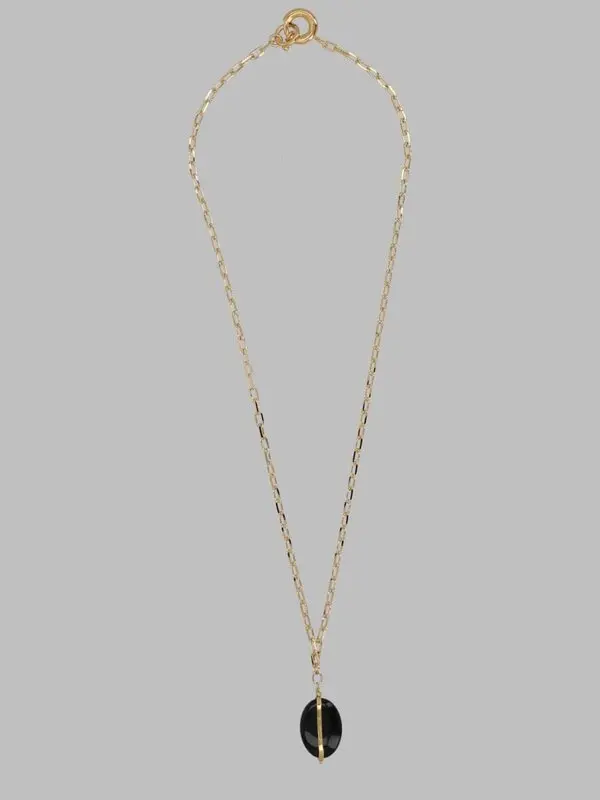 Isabel Marant Étoile Stone Pendant Necklace - Black
