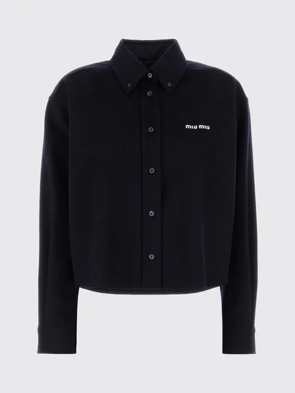 Miu Miu Virgin Wool And Cashmere Shirt