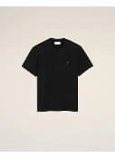 AMI Paris Tshirt With Red De Coeur - Multicolor