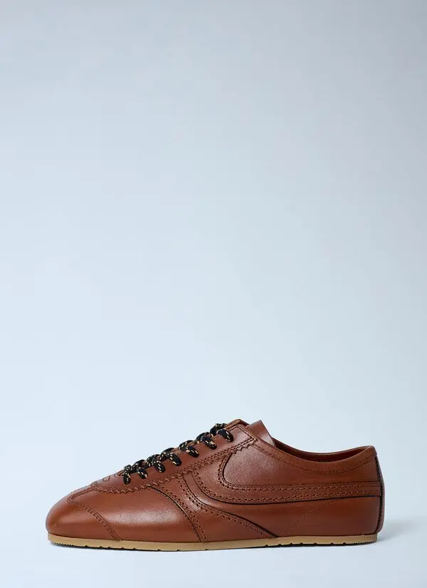 Dries Van Noten Suede Trimmed Sneakers