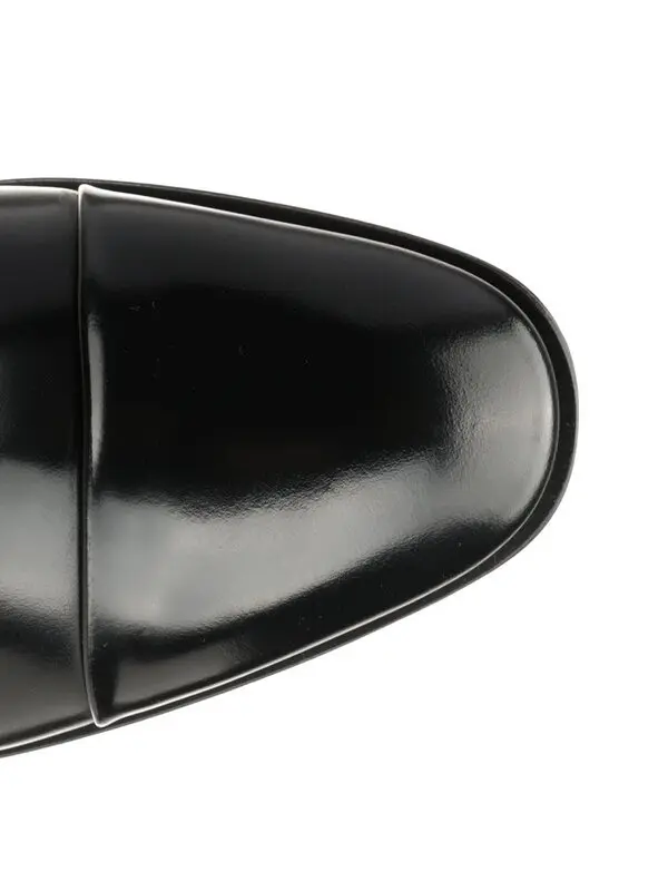 FERRAGAMO Leather Cap Toe Oxford Shoes