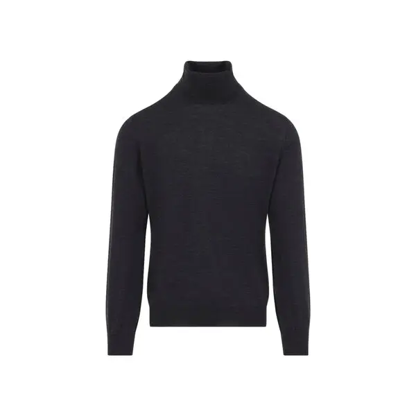 Brunello Cucinelli Brunelli Wool Cashmere Turtleneck - Gray