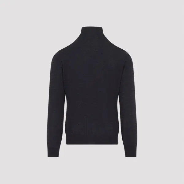 Brunello Cucinelli Brunelli Wool Cashmere Turtleneck - Gray