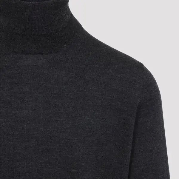 Brunello Cucinelli Brunelli Wool Cashmere Turtleneck - Gray