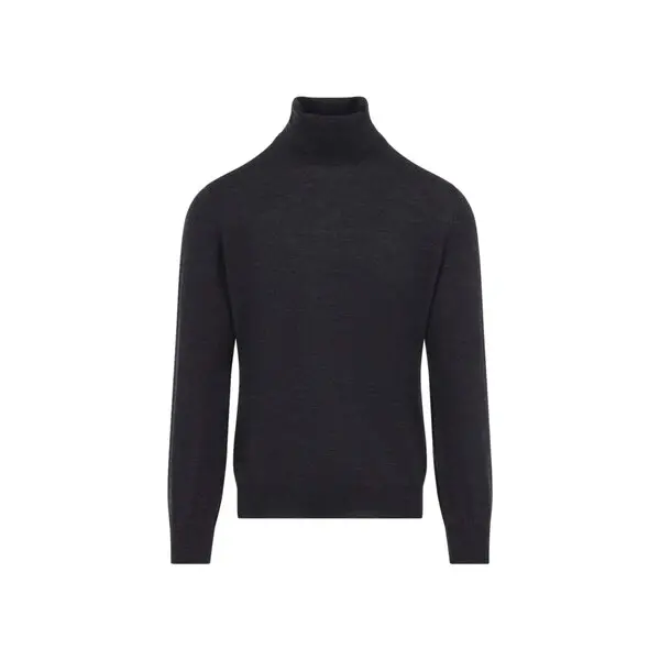 Brunello Cucinelli Brunelli Wool Cashmere Turtleneck - Gray