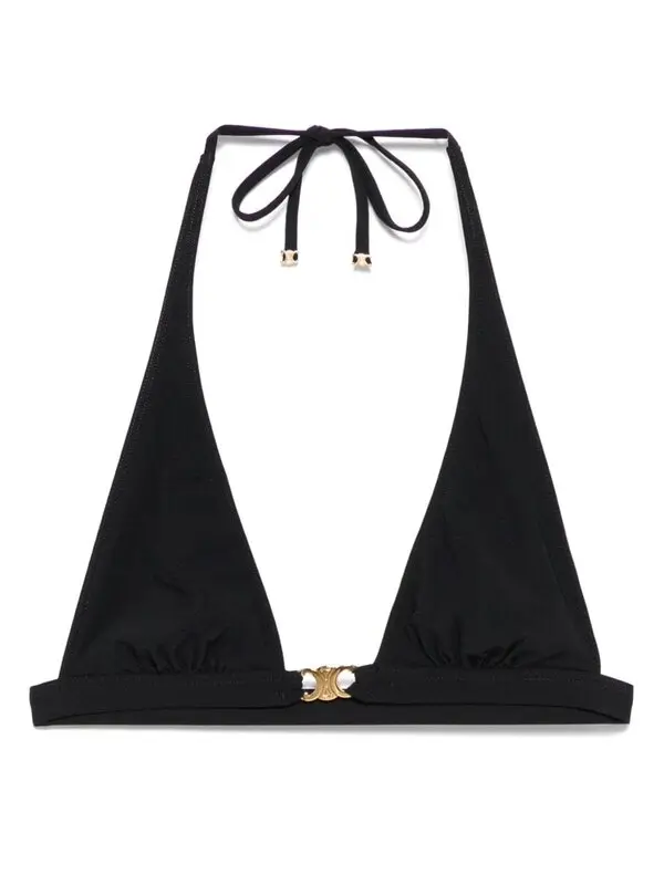 Celine Triangle Bikini Top - Multicolor