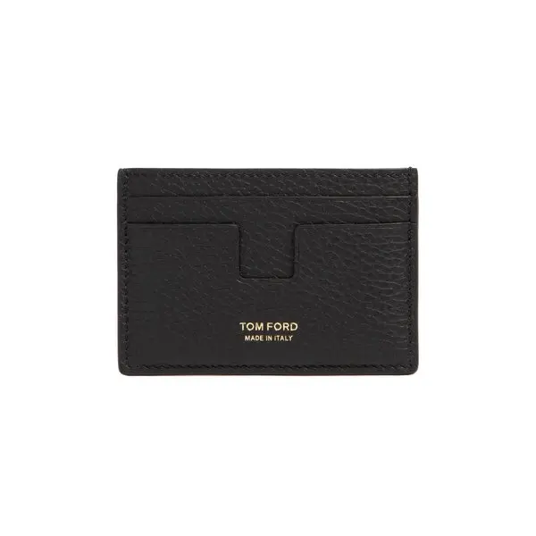 TOM FORD Leather Cards Holder - Black