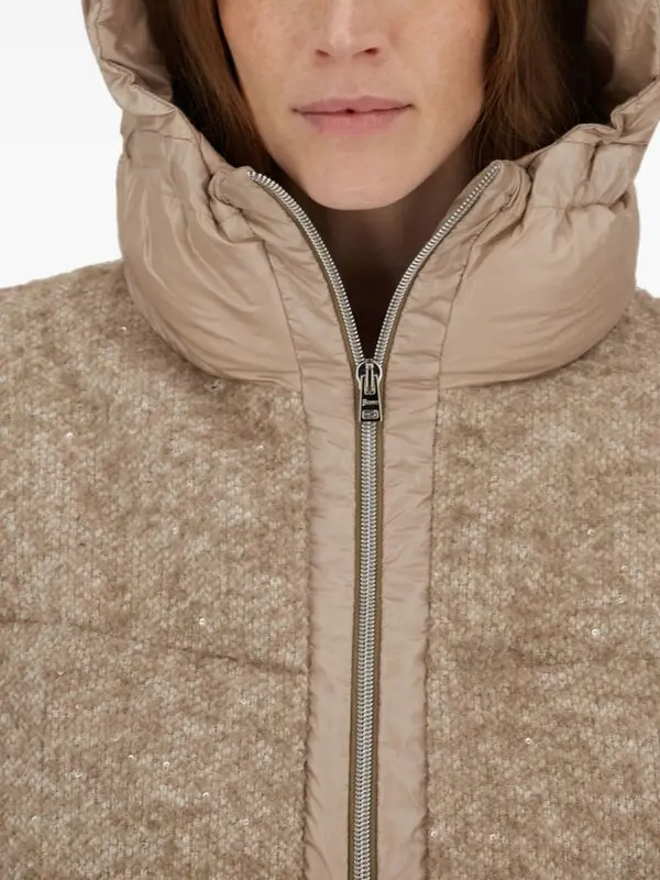 Herno Bouclé Short Down Jacket