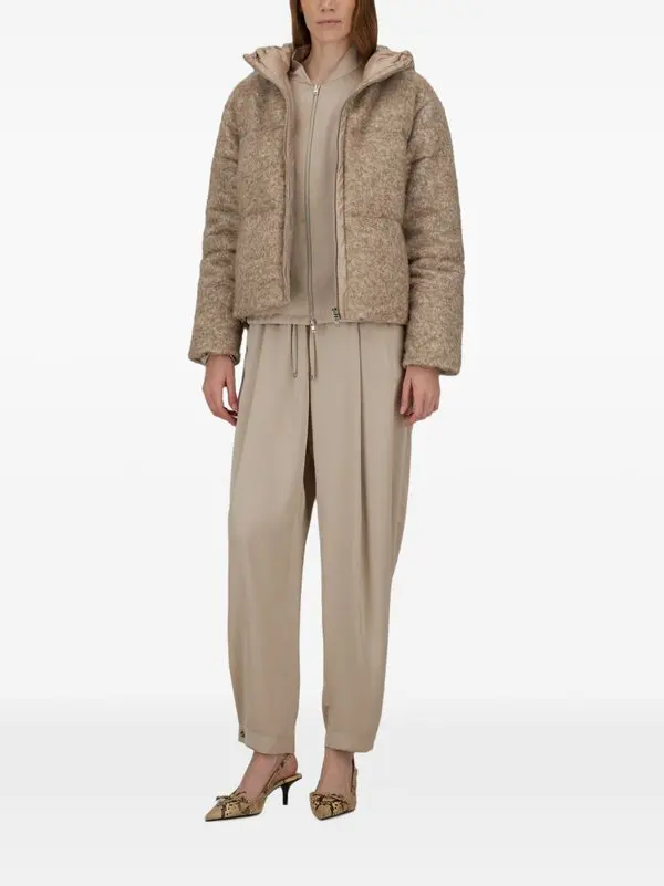 Herno Bouclé Short Down Jacket