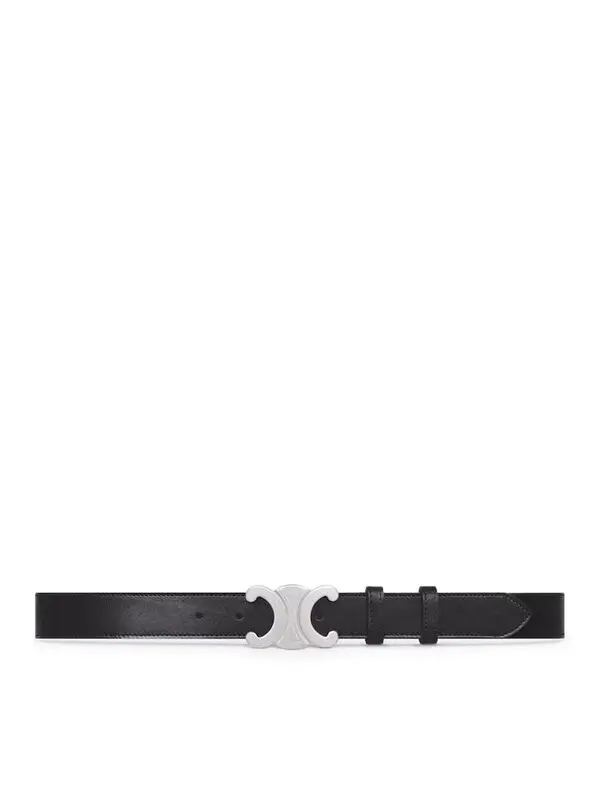 Celine Triomphe Belt In Vintage Calfskin - Multicolor