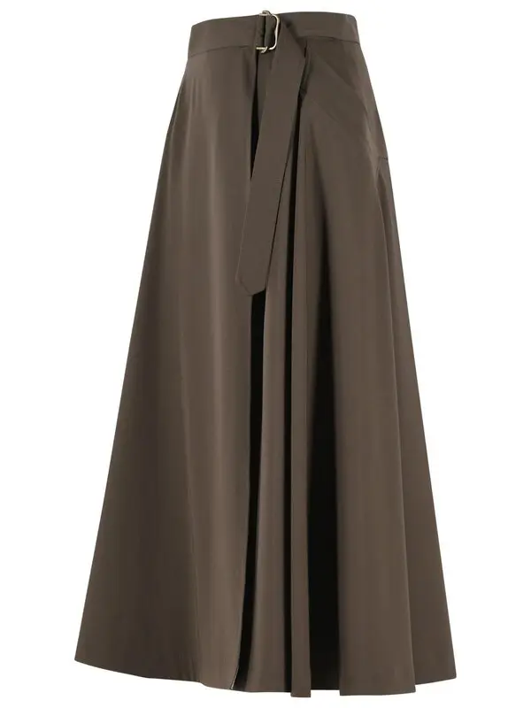 Burberry Belina Wool Skirt - Green