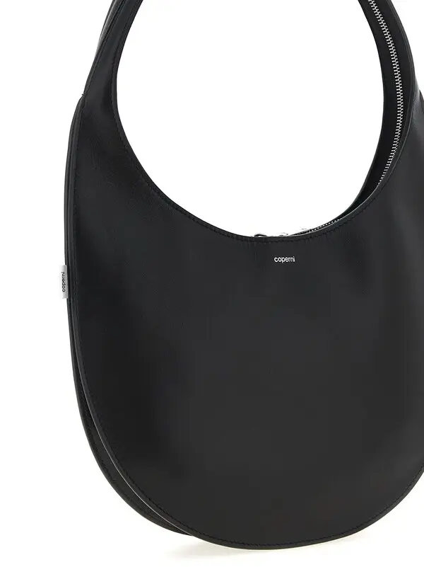 Coperni Soft Swipe' Medium Shoulder Bag - Black