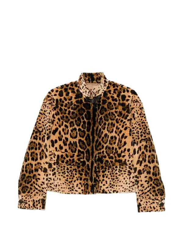 Max Mara Printed Cotton Blouson Jacket - Multicolor