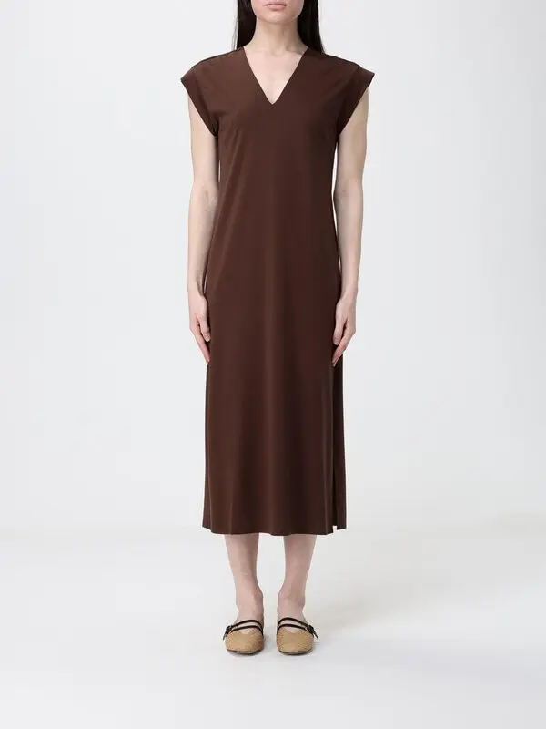 Max Mara Viscose Knit Dress - Brown