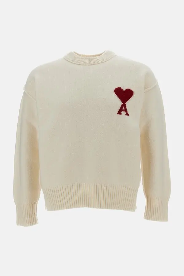 AMI Paris Crewneck Sweater - Multicolor