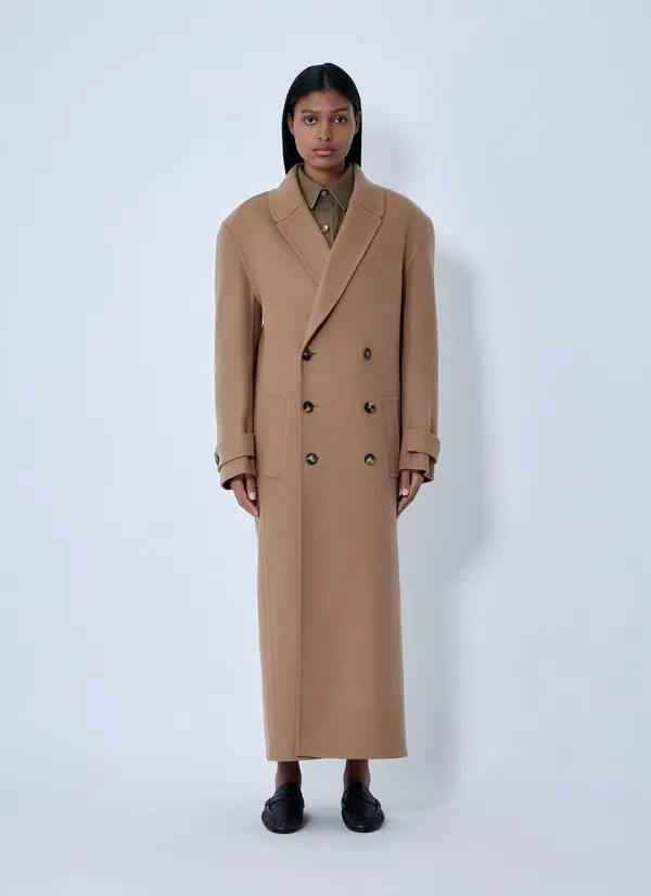 Saint Laurent Brushed Cashmere-and-wool-blend Coat