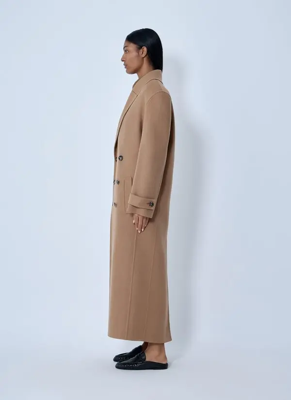 Saint Laurent Brushed Cashmere-and-wool-blend Coat