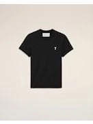 AMI Paris T-shirt With Contrasted De Coeur - Multicolor