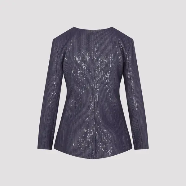 Giorgio Armani Sequined Jersey Jacket - Multicolor
