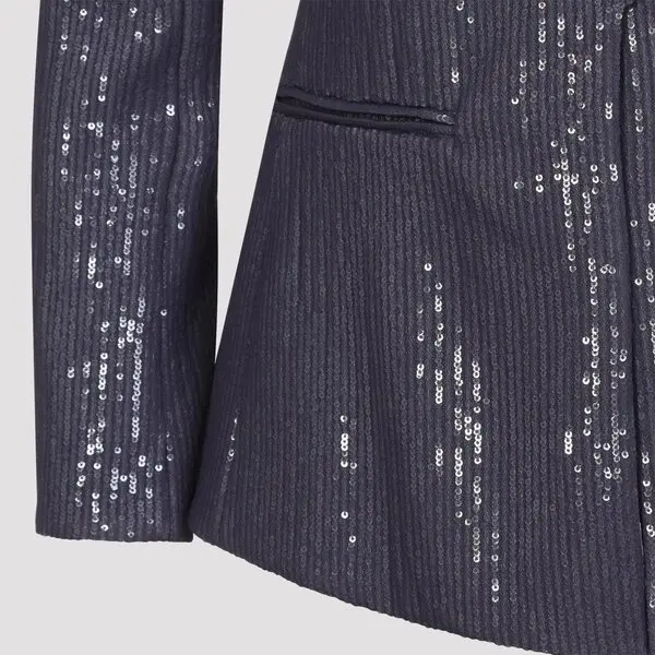 Giorgio Armani Sequined Jersey Jacket - Multicolor