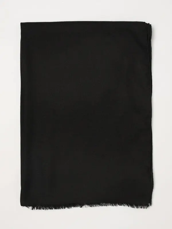 Max Mara Wool And Silk Stole - Black