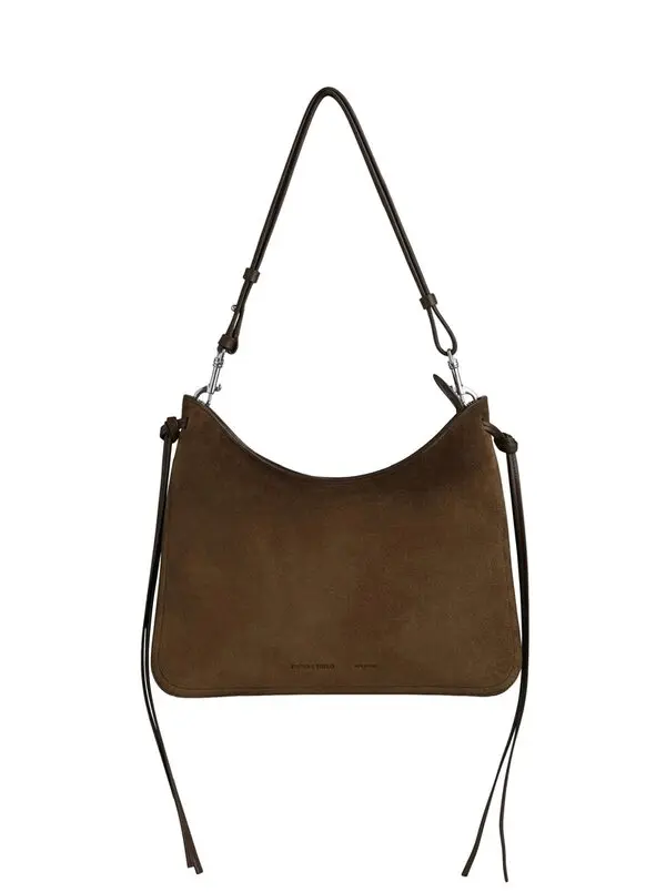 Phoebe Philo Khaki Suede Gig Bag