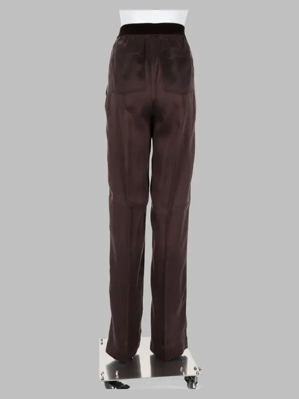 TOM FORD Silk Trousers - Brown