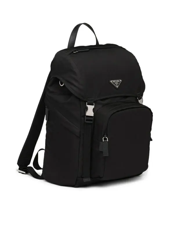 Prada Backpack In Re-nylon And Saffiano Leather