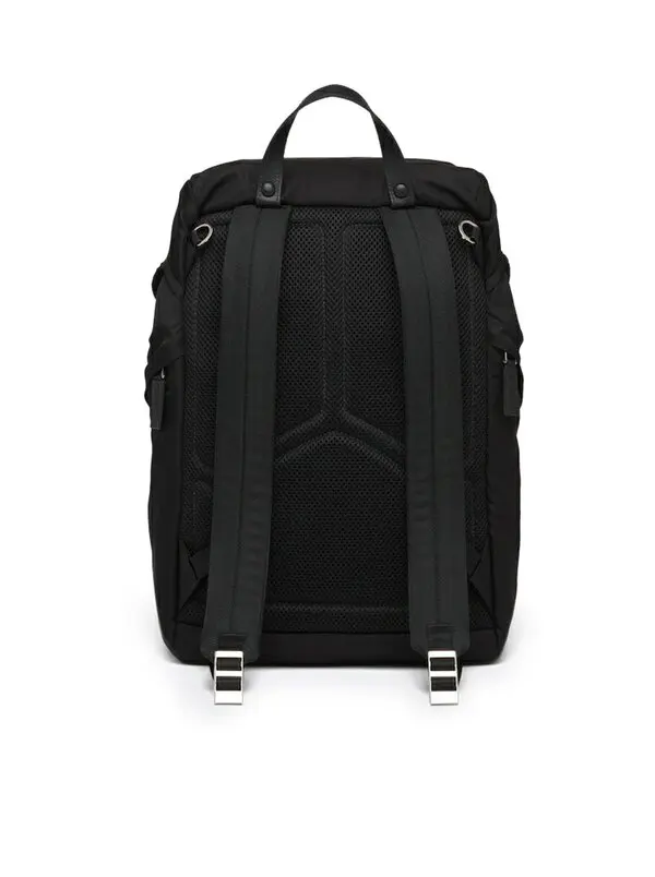 Prada Backpack In Re-nylon And Saffiano Leather
