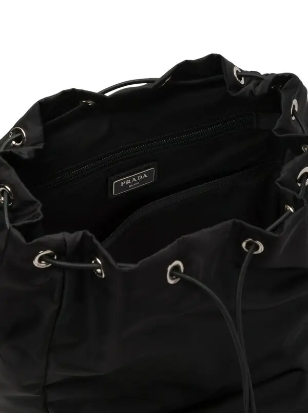 Prada Backpack In Re-nylon And Saffiano Leather