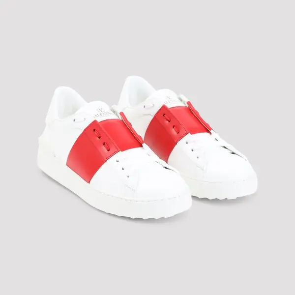 Valentino Garavani Leather Sneakers - White