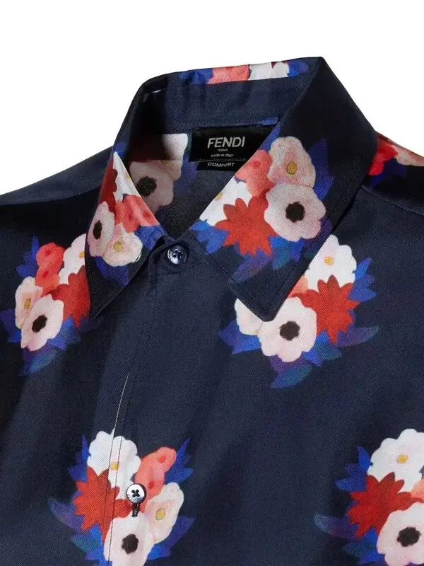 Fendi Oversize Shirt - Multicolor