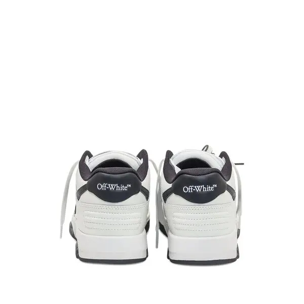 Off-White Leather Low Top Sneakers - White