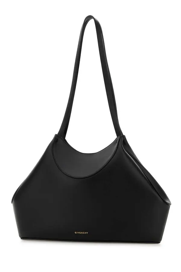 Givenchy Leather Small Facet Shoulder Bag - Black