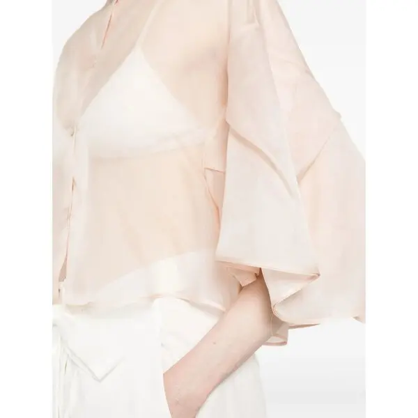 Max Mara Silk Cape - Pink