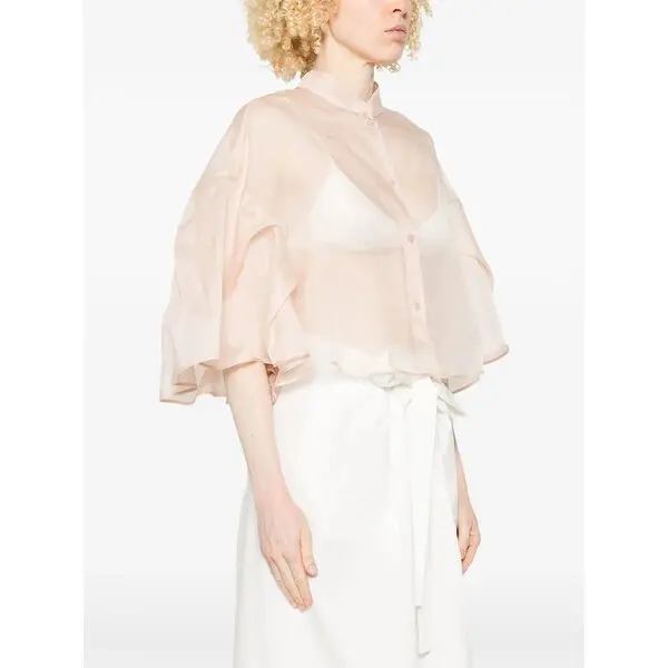 Max Mara Silk Cape - Pink