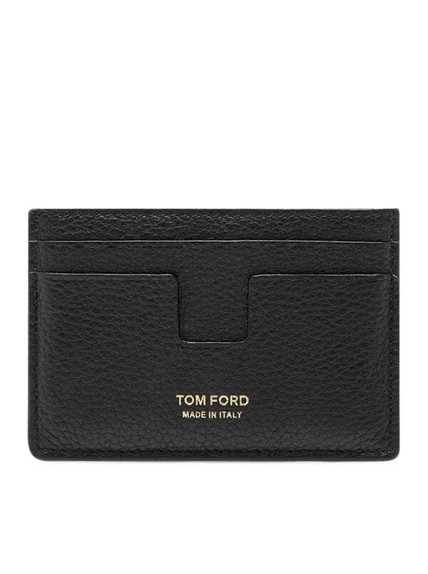 TOM FORD Classic Full-grain Leather Card Holder - Black